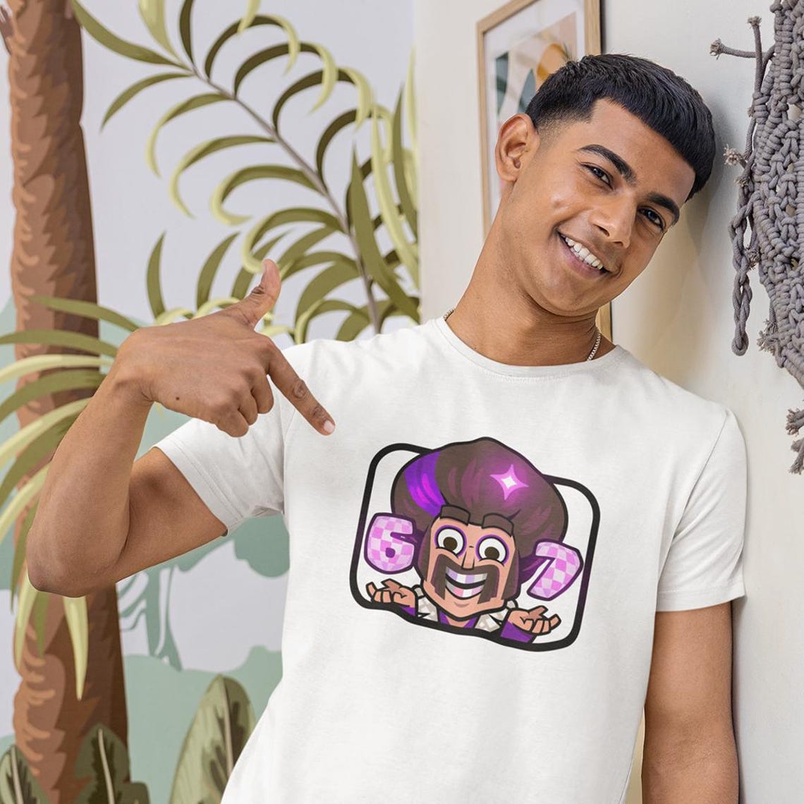 Clash Royale 67 Emote PNG | Viral Six-seven Trend Digital Download for ...