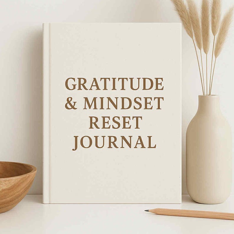 Gratitude Journal Printable-daily Prompts for Positivity, Self-care and ...