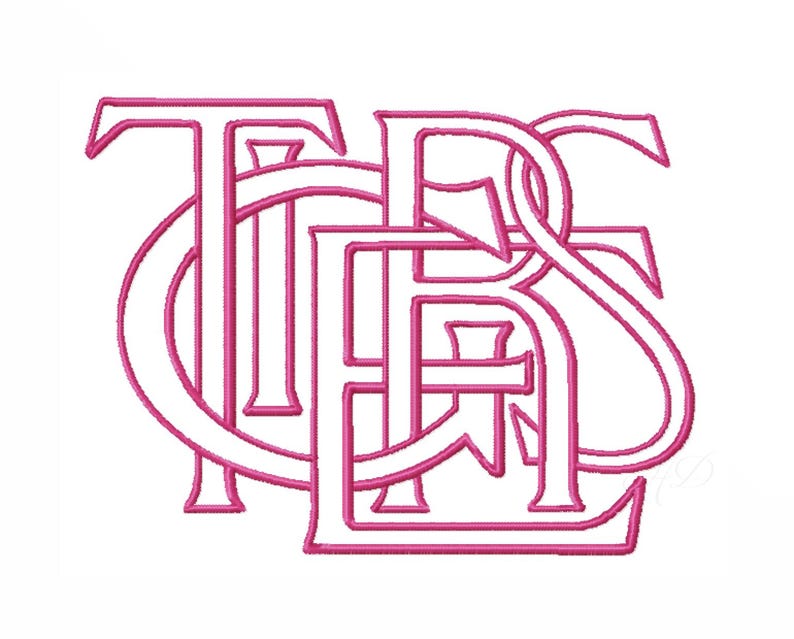 Tigers Sports Team Monogram Satin Stitch Original Herrington Design ...