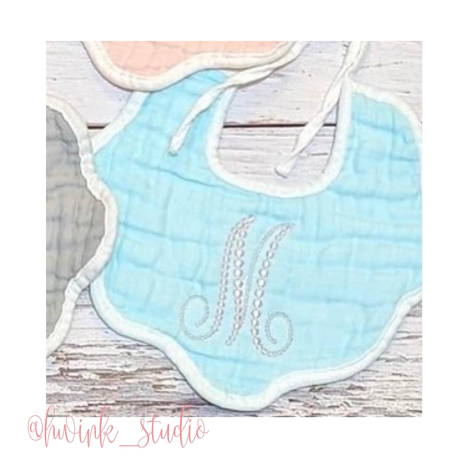 3" Satin Monogram Dot Vine Font Package Stitch Embroidery Machine ...