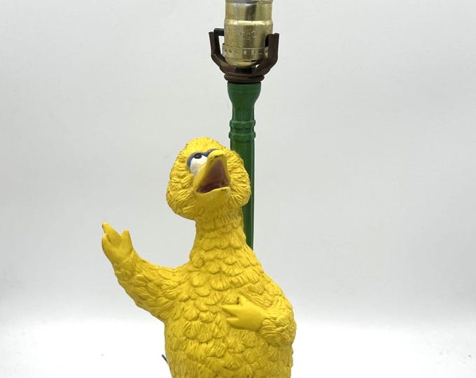 Vintage Sesame Street Big Bird Lamp - Etsy