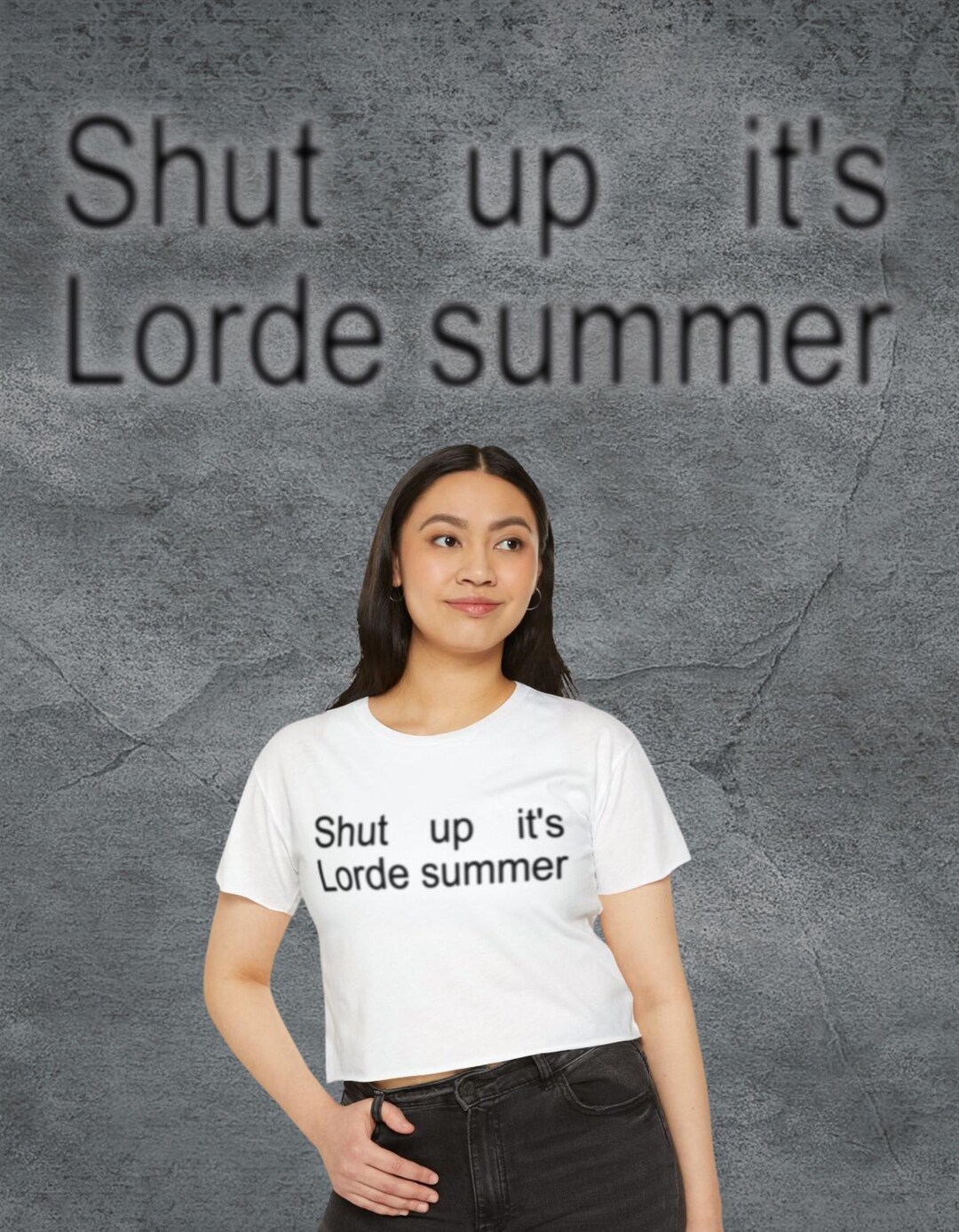 Lorde Summer Crop Top - Trendy Festival Shirt, Music Lover Gift, Cute ...