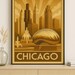 Chicago Deco Travel Prints Luxury Retro Digital Download Art - Etsy
