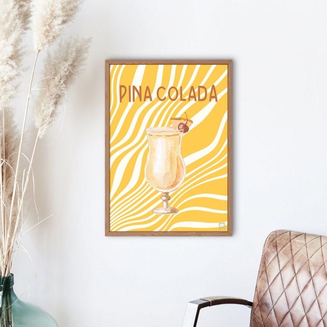 Pina Colada Poster - Etsy