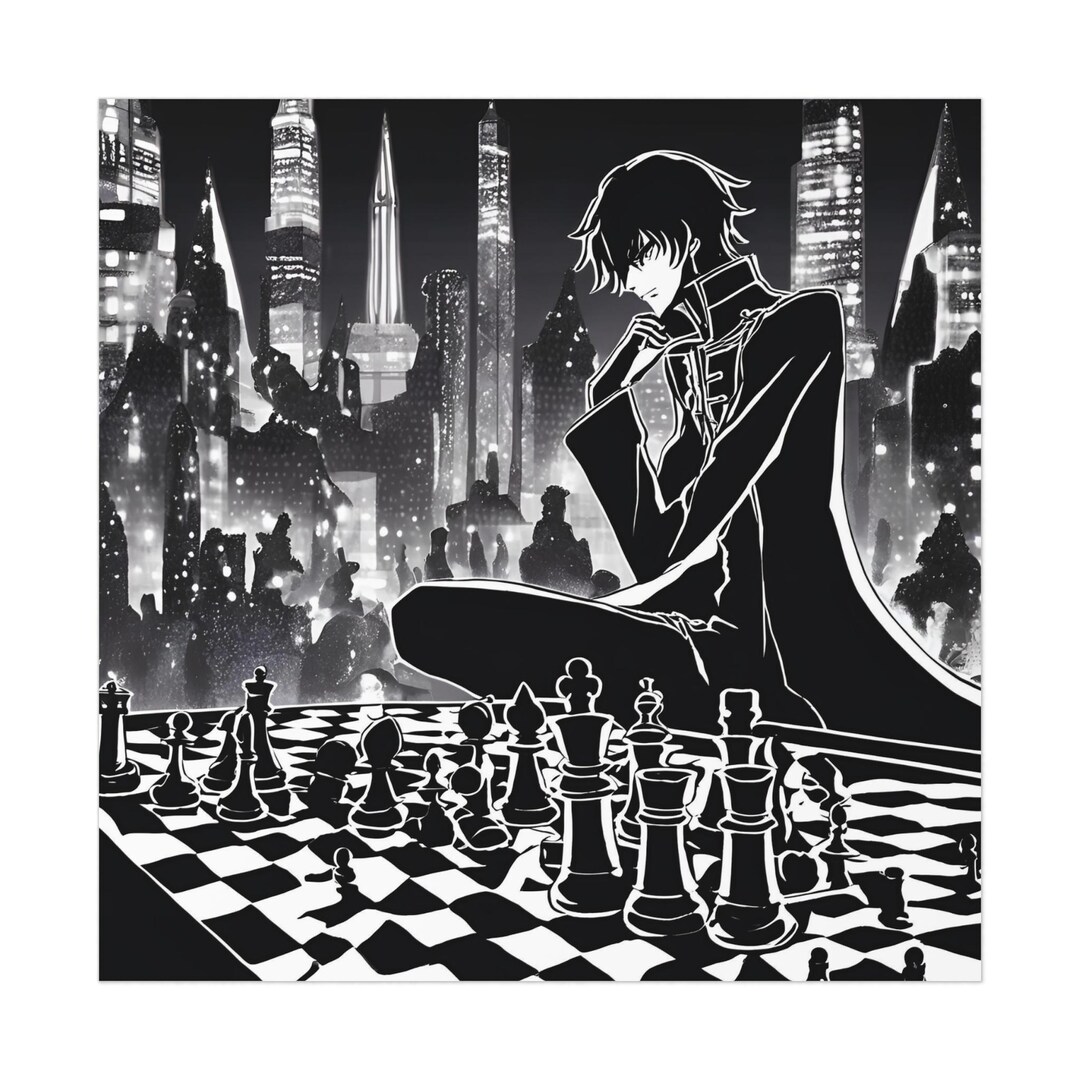 Watercolour Code Geass Lelouch Lamperouge Poster Print, Anime Gift ...