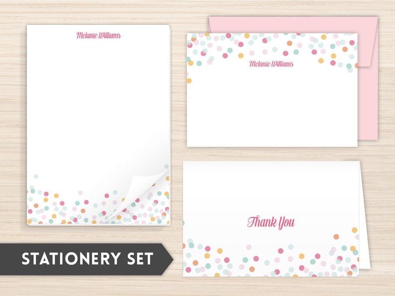 Personalized Stationery Set Custom Stationery Women's - Etsy
