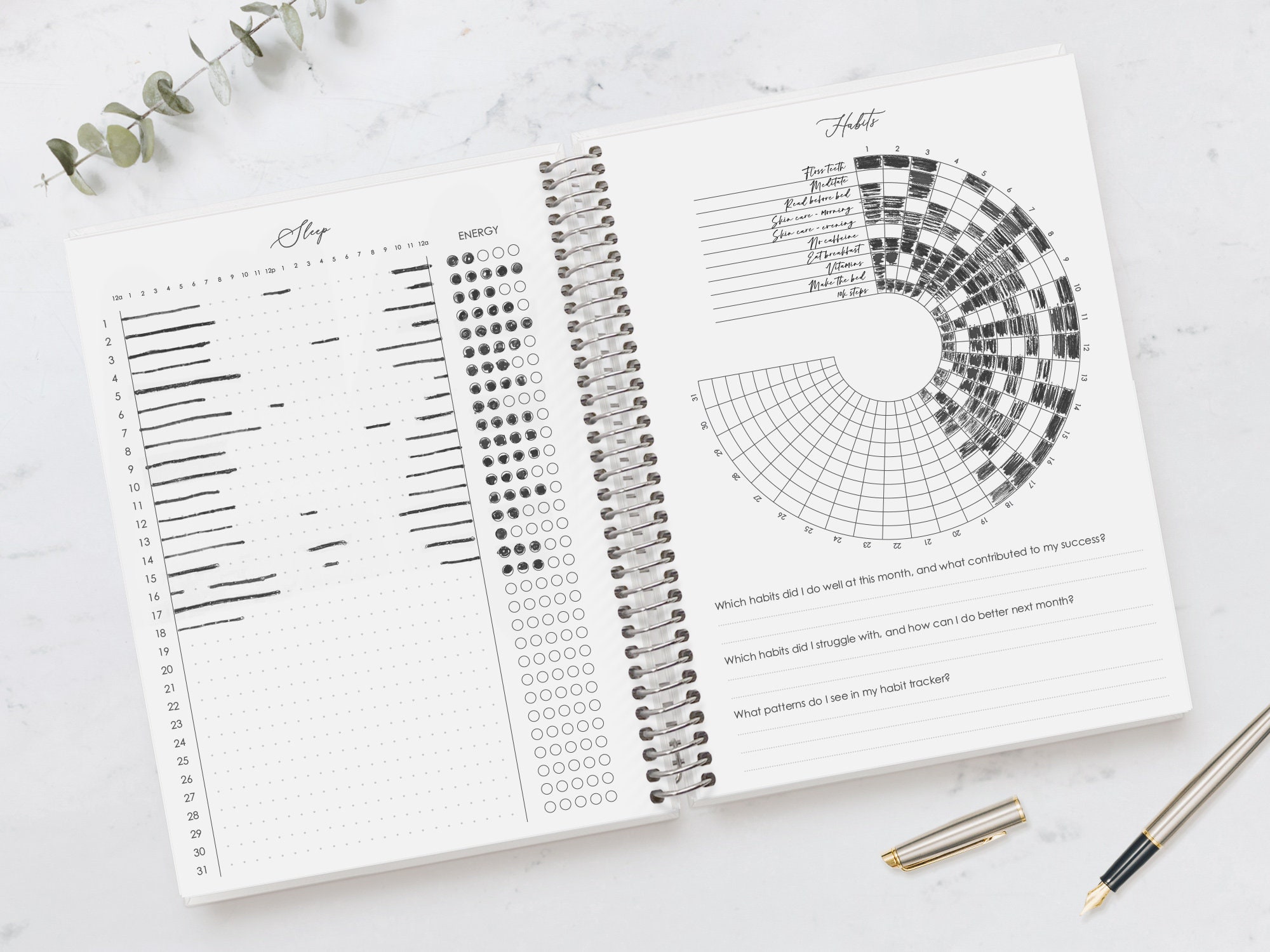 Custom Wellness Journal Health & Wellbeing Diary Habit | Etsy