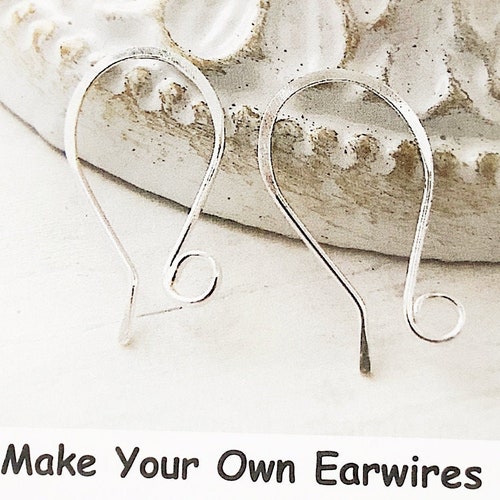 Sterling Silver Ear Wire Making Kit DIY Instructions - Etsy