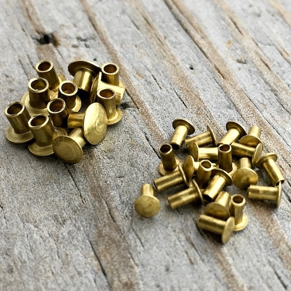 Brass Rivets - Etsy