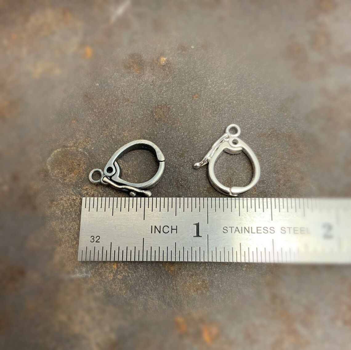 Sterling Silver Hinged Bail - Etsy