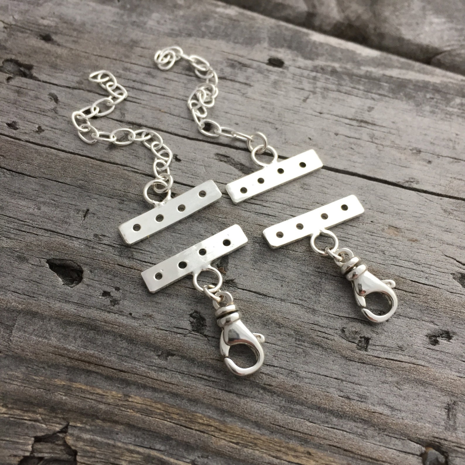 Sterling Silver Multi Strand Clasp | Etsy