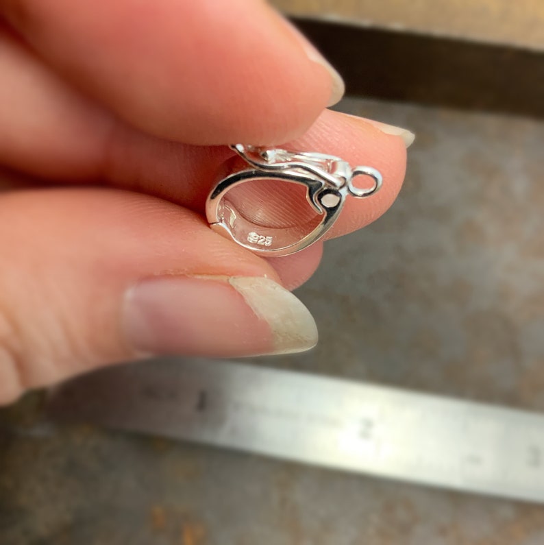 Sterling Silver Hinged Bail - Etsy