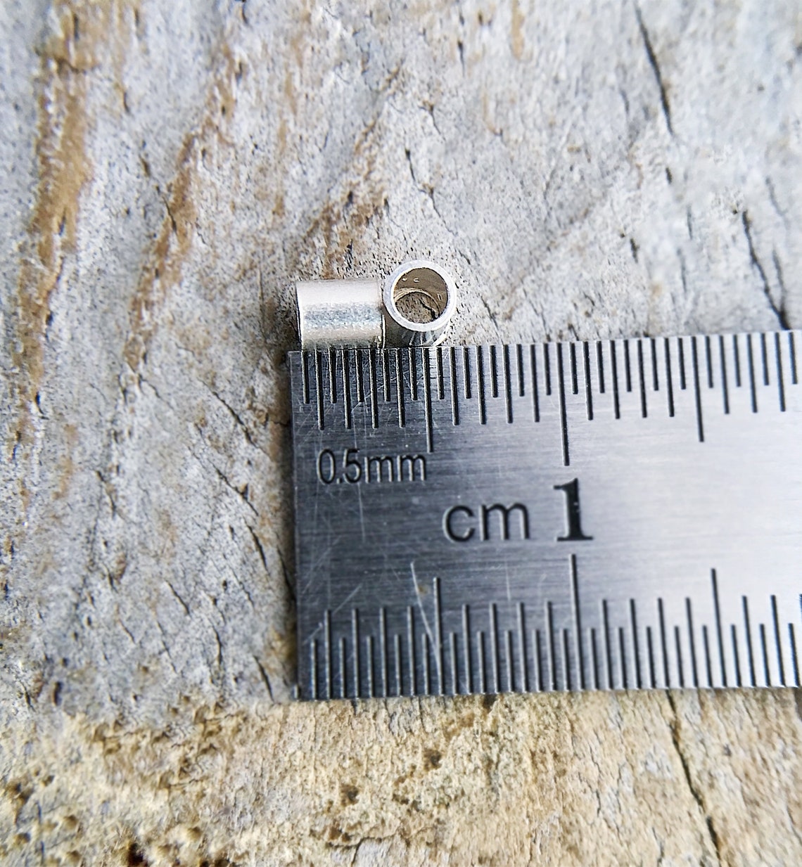 Sterling Silver 3mm Tube Hinge or Crimp | Etsy