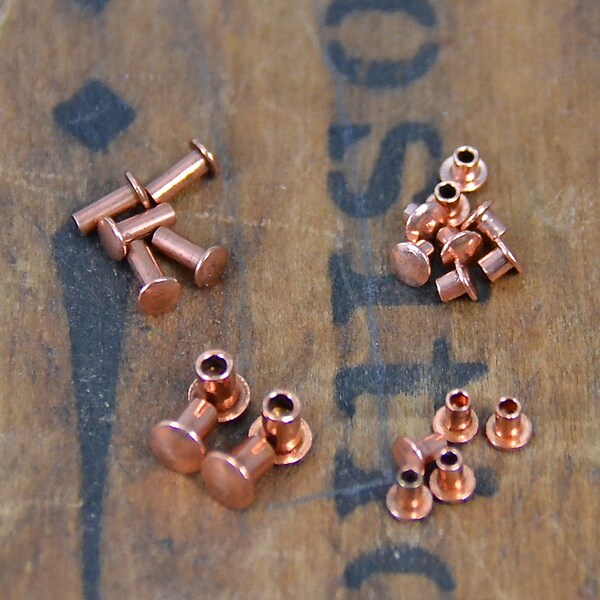 Copper Rivets - Etsy