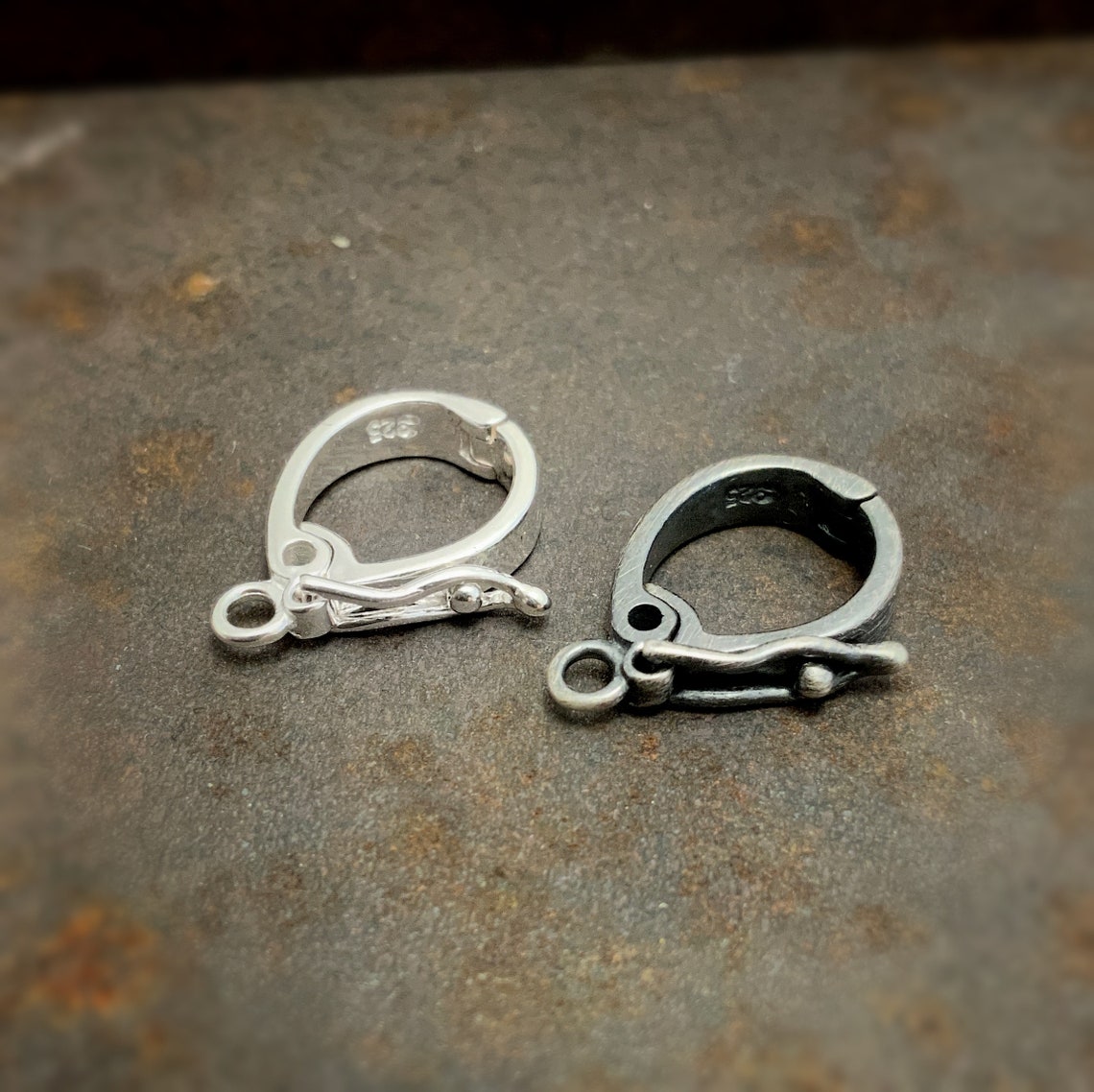 Sterling Silver Hinged Bail - Etsy