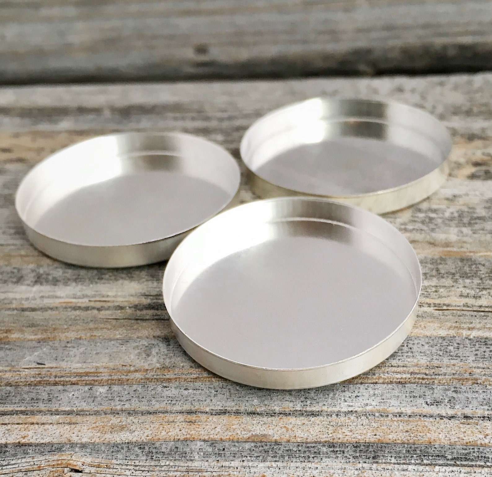 Sterling Silver Round Bezel Cup 3mm to 38mm - Etsy