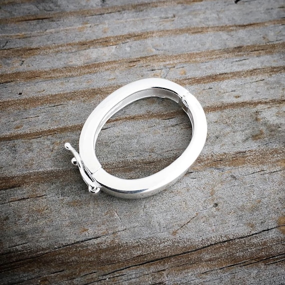 Sterling Silver Clasp Sterling Silver Enhancer Clasp Sterling | Etsy
