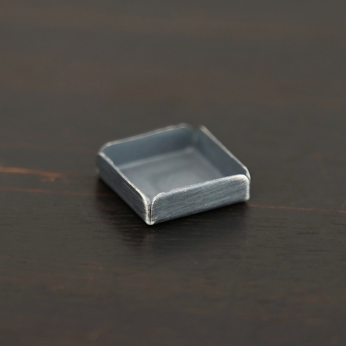 Sterling Silver Square Split Wall Bezel Cups - Etsy