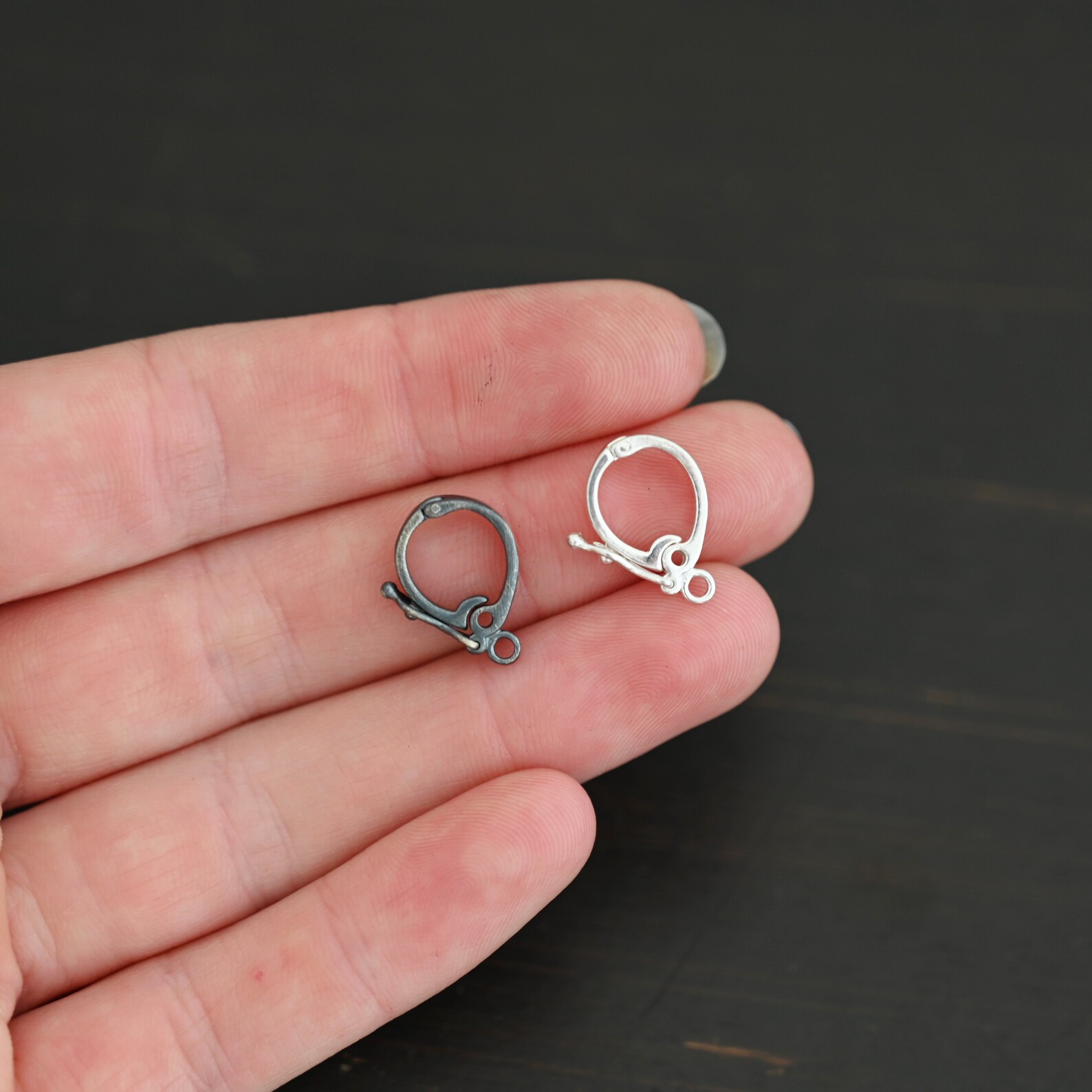 Sterling Silver Hinged Bail - Etsy