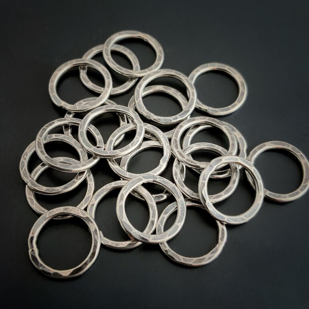 Sterling Silver 18G Soldered Jump Rings - Etsy