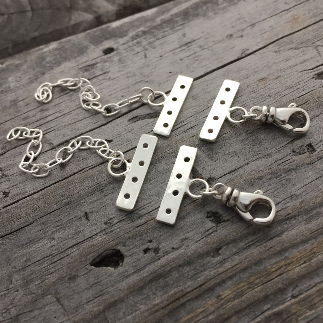 Sterling Silver Multi Strand Clasp - Etsy