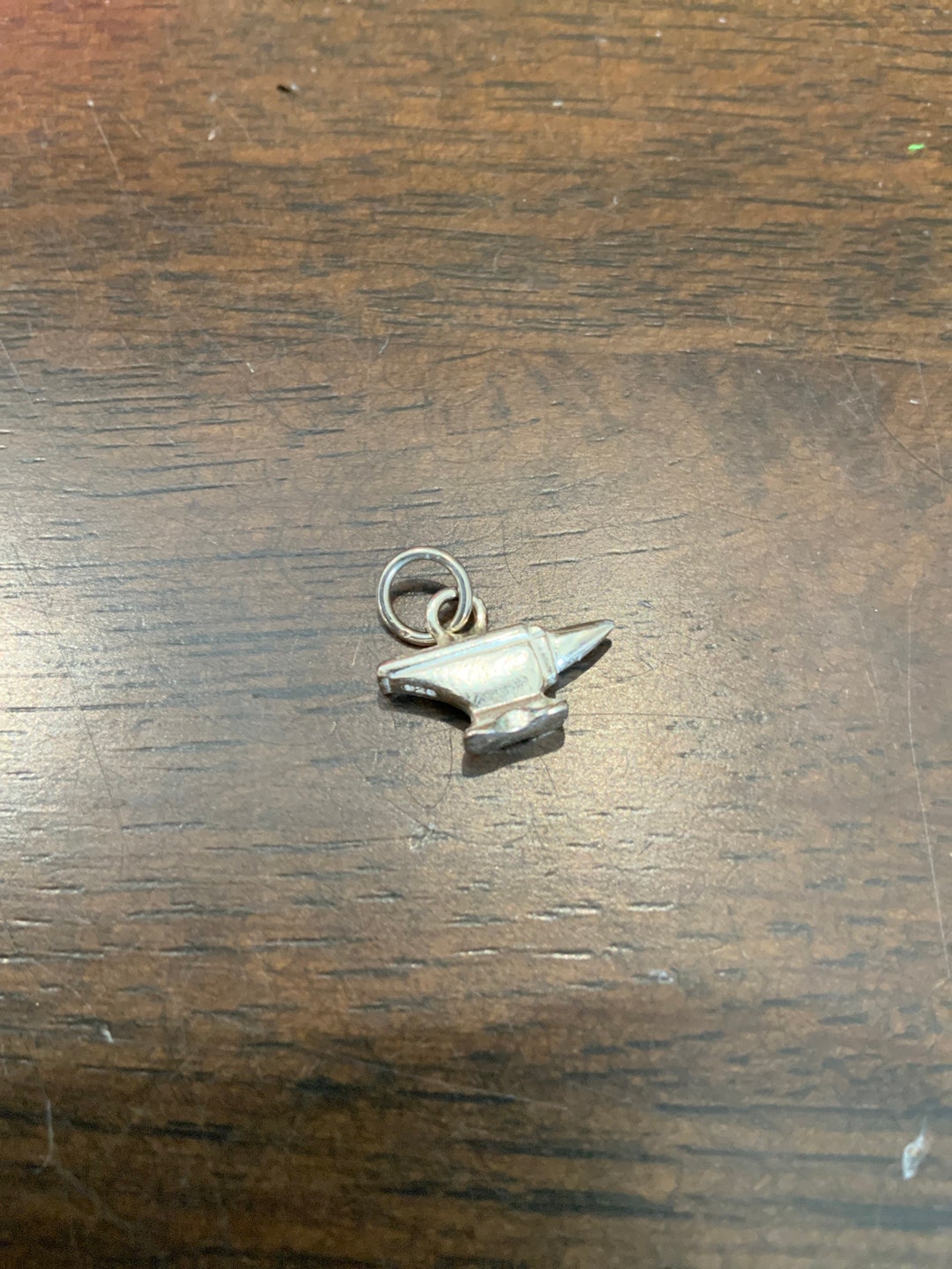 Sterling Silver Anvil Charm - Etsy