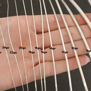 Sterling Silver 4 Gauge Round Wire - Etsy