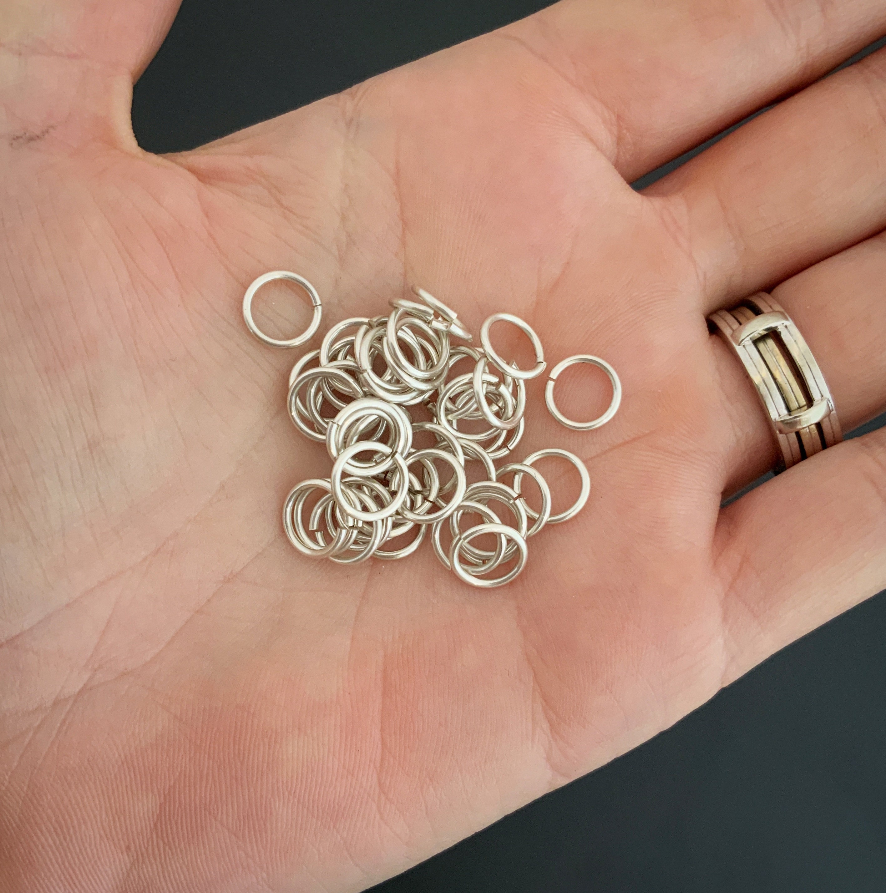 Sterling Silver 20G Open Jump Rings - Etsy