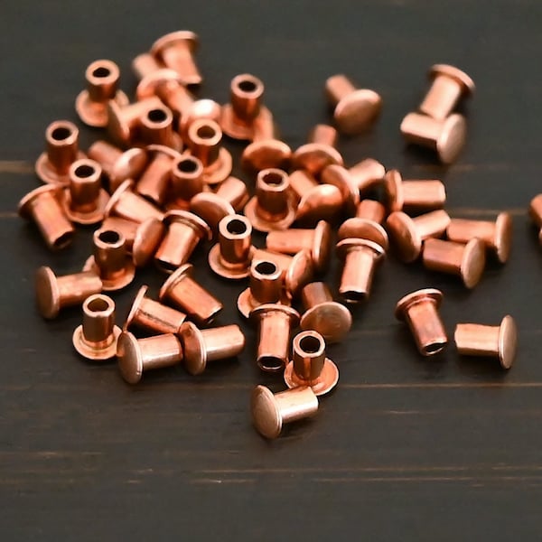 Copper Rivets - Etsy