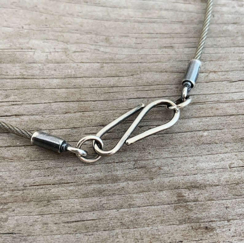 Sterling Silver & Stainless Steel Neck Wire | Etsy