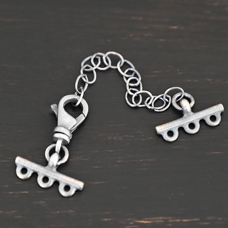 Myles - Sterling Silver Multistrand Clasp - Etsy