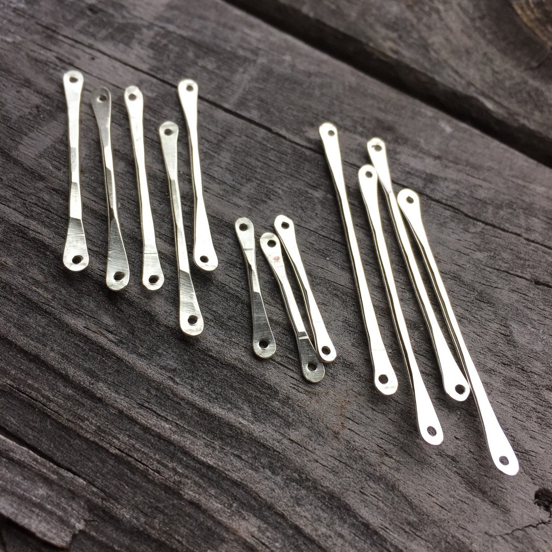 Sterling Silver Hammered Stick - Etsy