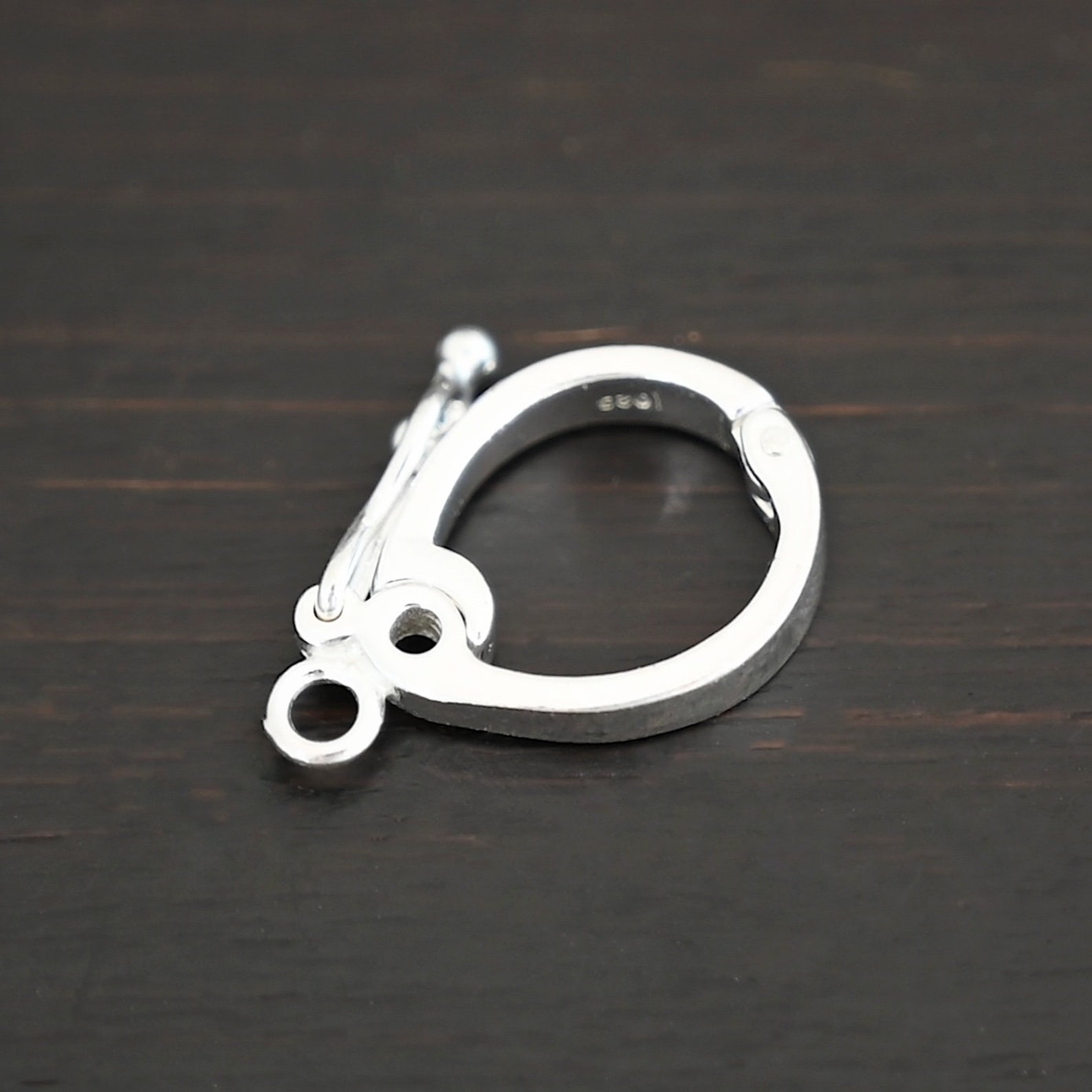 Sterling Silver Hinged Bail - Etsy