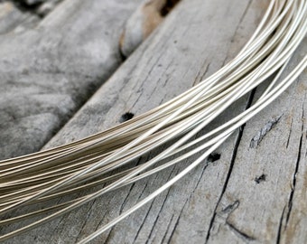 Sterling Silver Wire ROUND Length Options Choice of Gauge & - Etsy