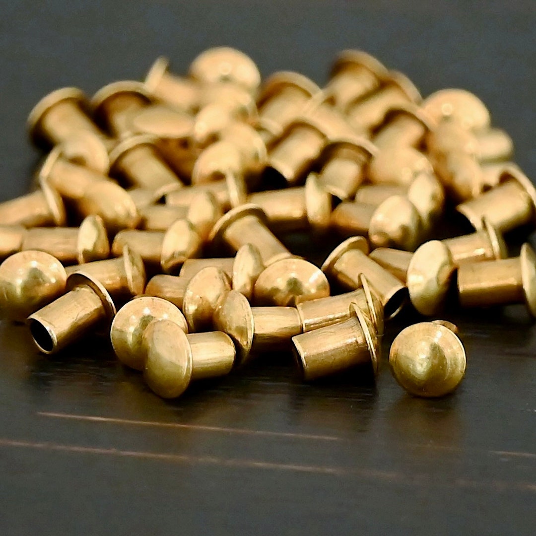 Brass Rivets 3/32 X 1/8 - Etsy