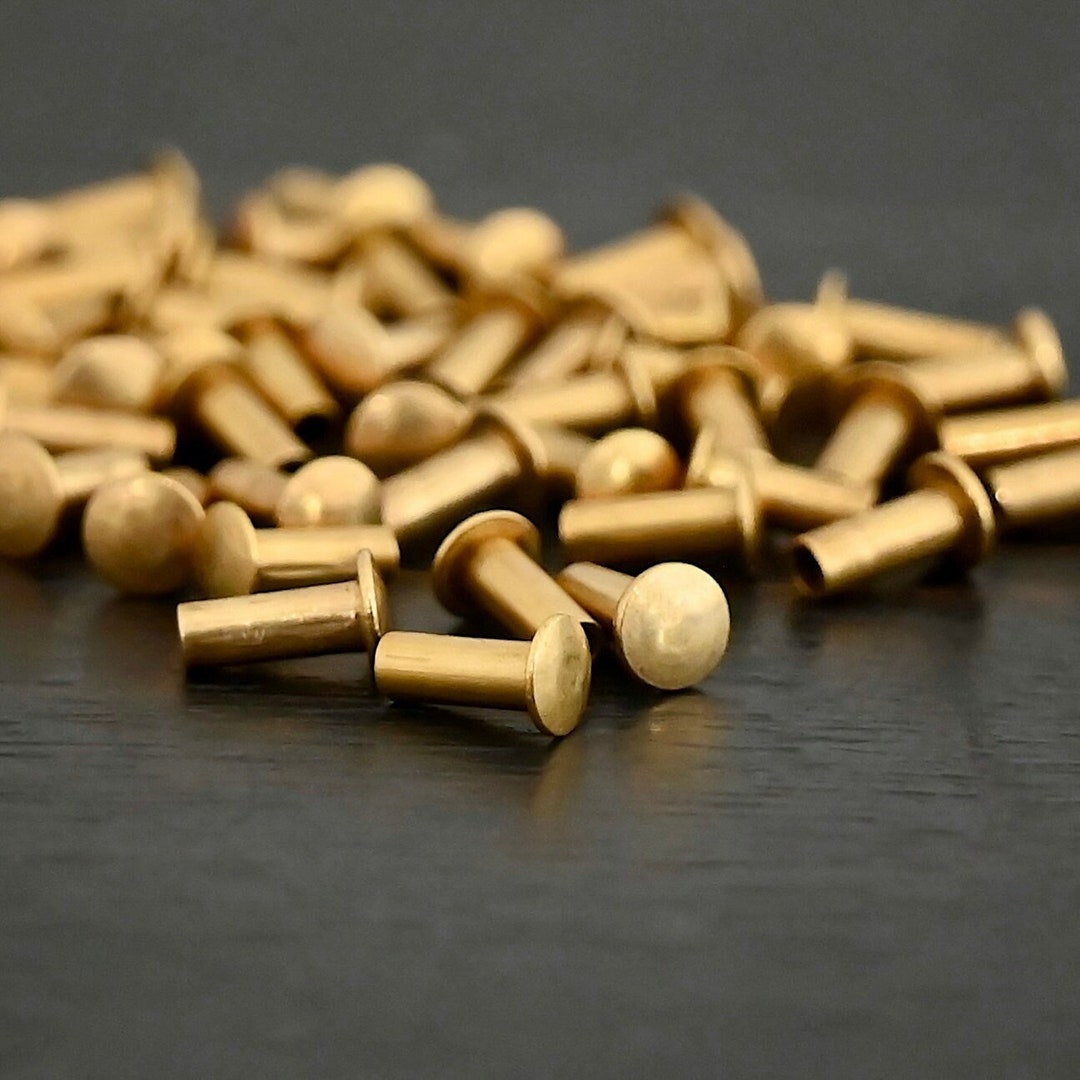 Brass Rivets 1/16" - Etsy