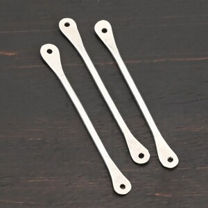 Sterling Silver Hammered Stick - Etsy