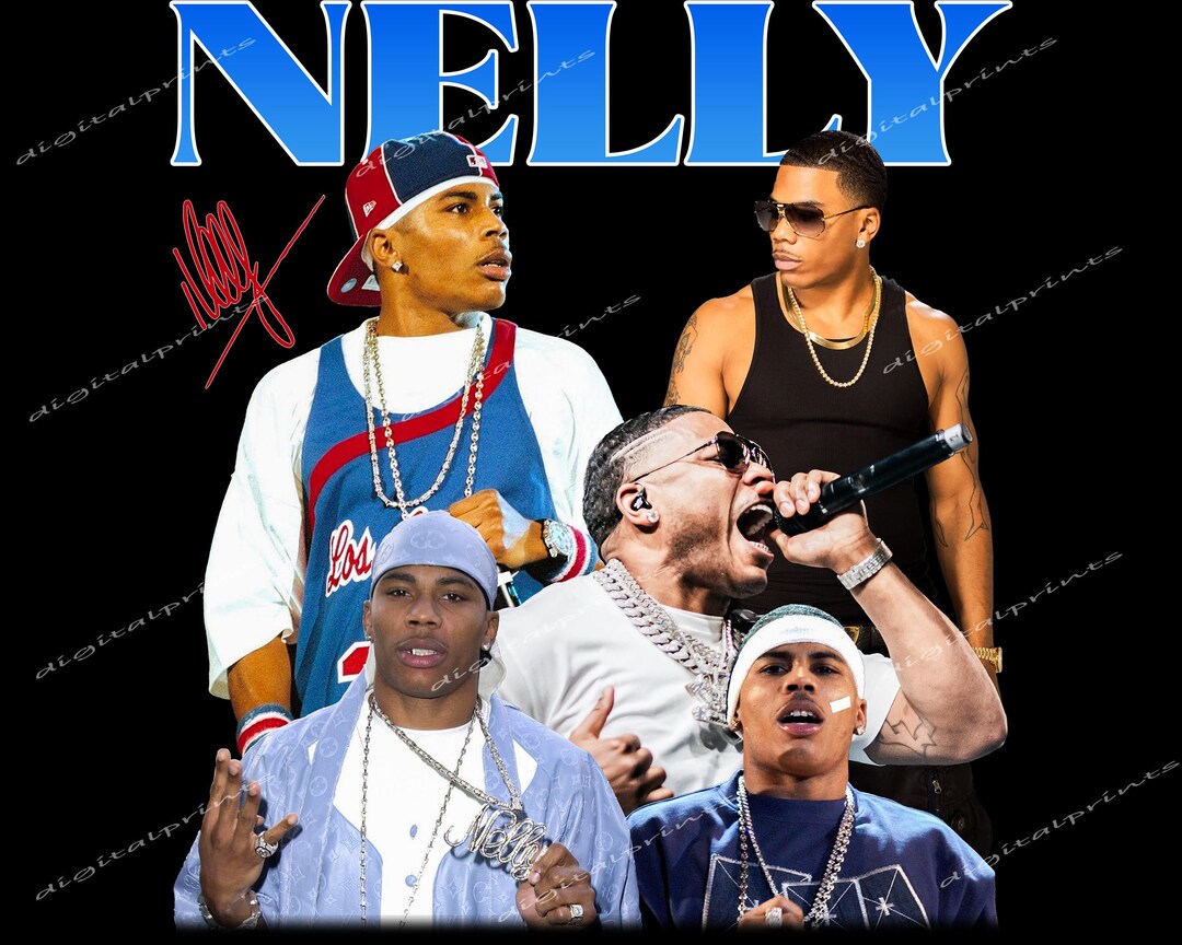 Nelly Png / Shirt Design, Ready to Print, Bootleg T Shirt Design ...