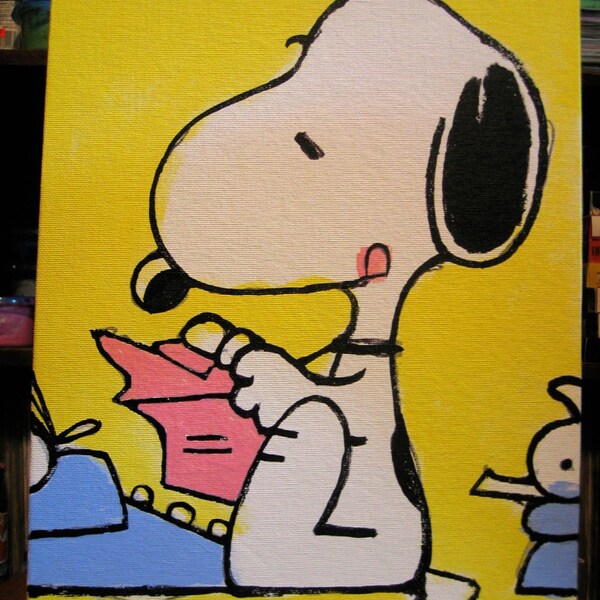 Snoopy Typewriter - Etsy