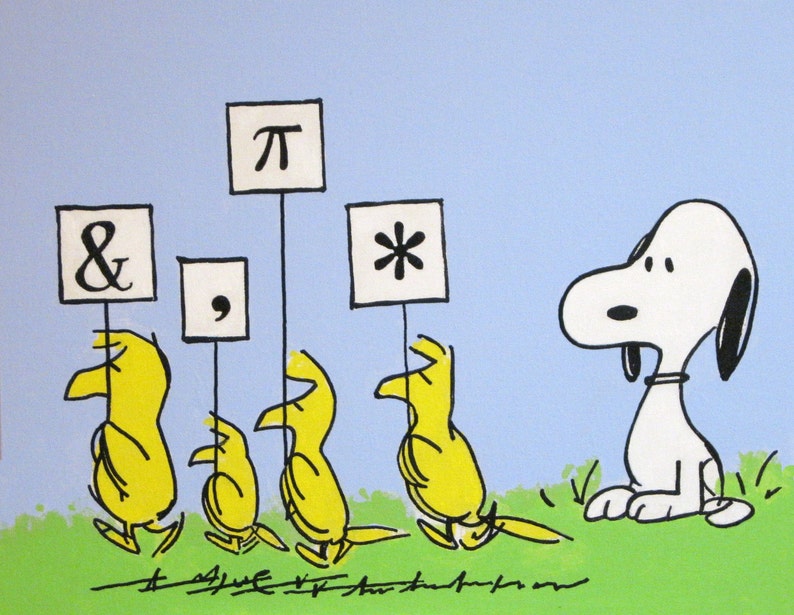 Snoopy & Birds Peanuts Comic From the 60s - Etsy