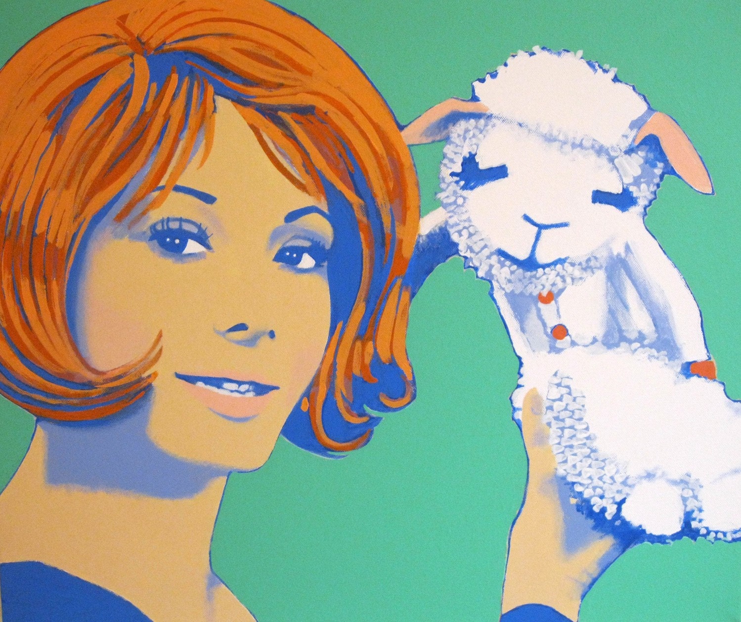 Shari Lewis and Lamb Chop Painting - Etsy