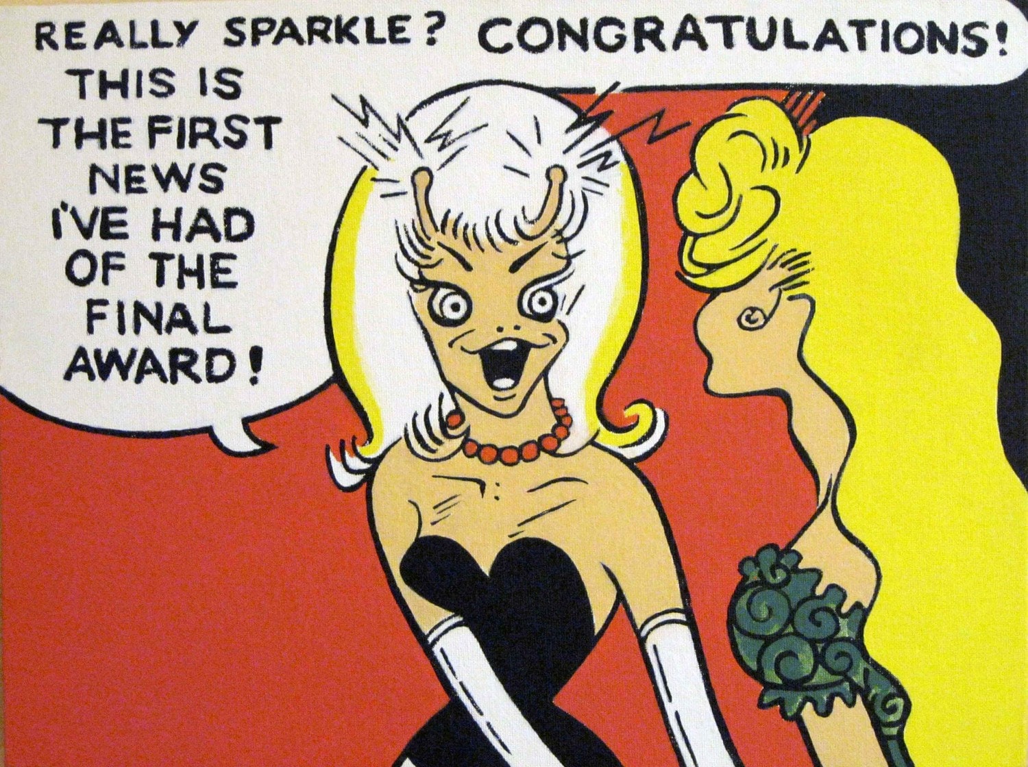 Dick Tracy Painting, Number 2, Moon Maid and Sparkle Plenty - Etsy