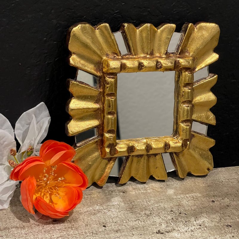 Hand Mirror Gilded - Etsy