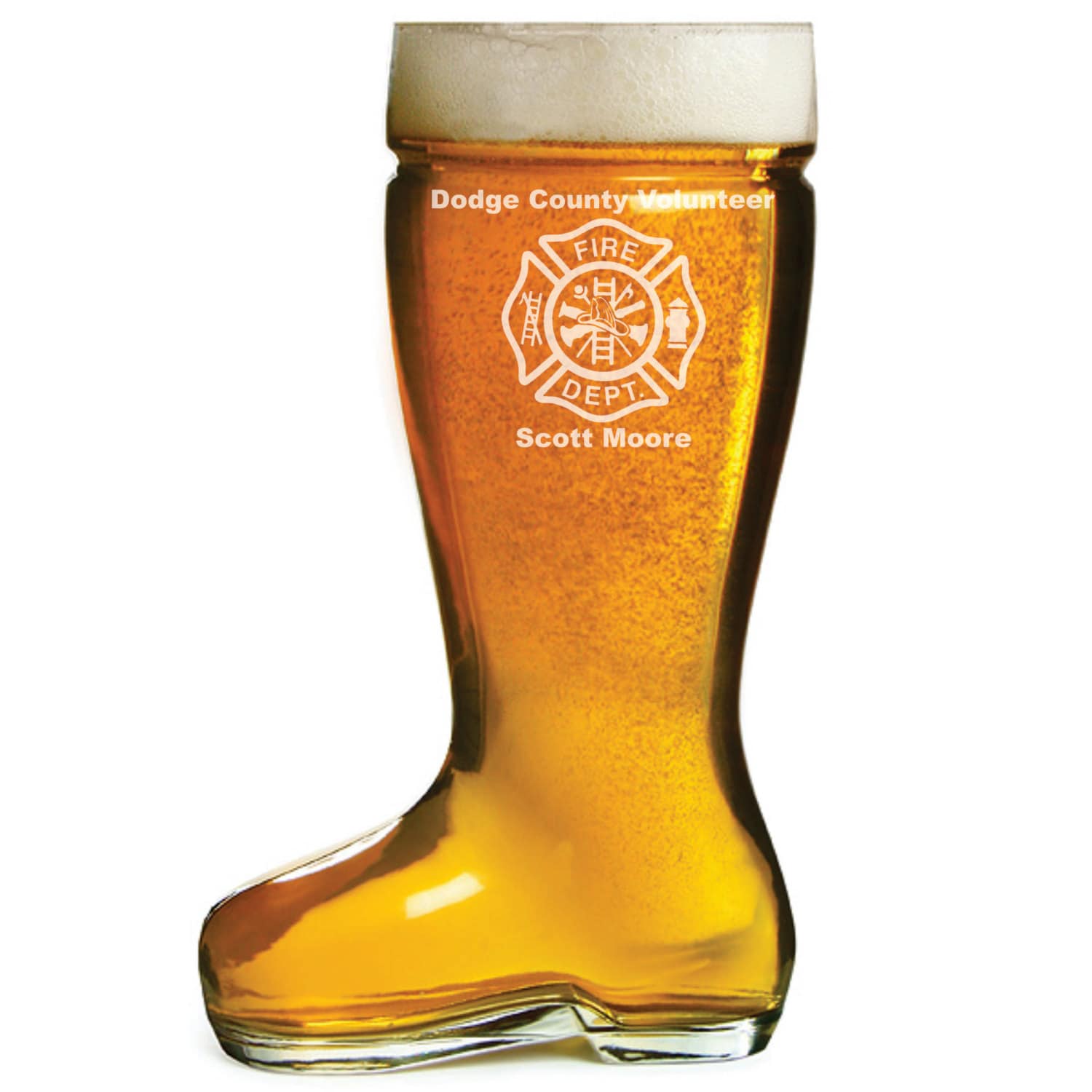 Das Boot Glass Engraved