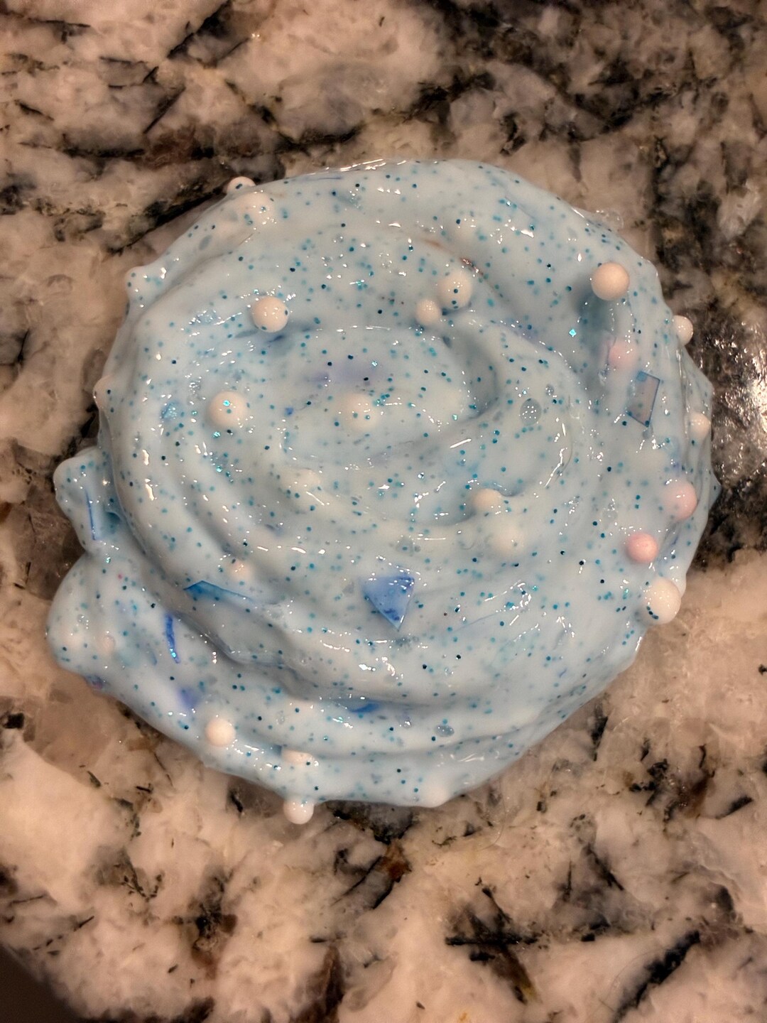 Textured Crackle Slime- Blue Raspberry - Etsy