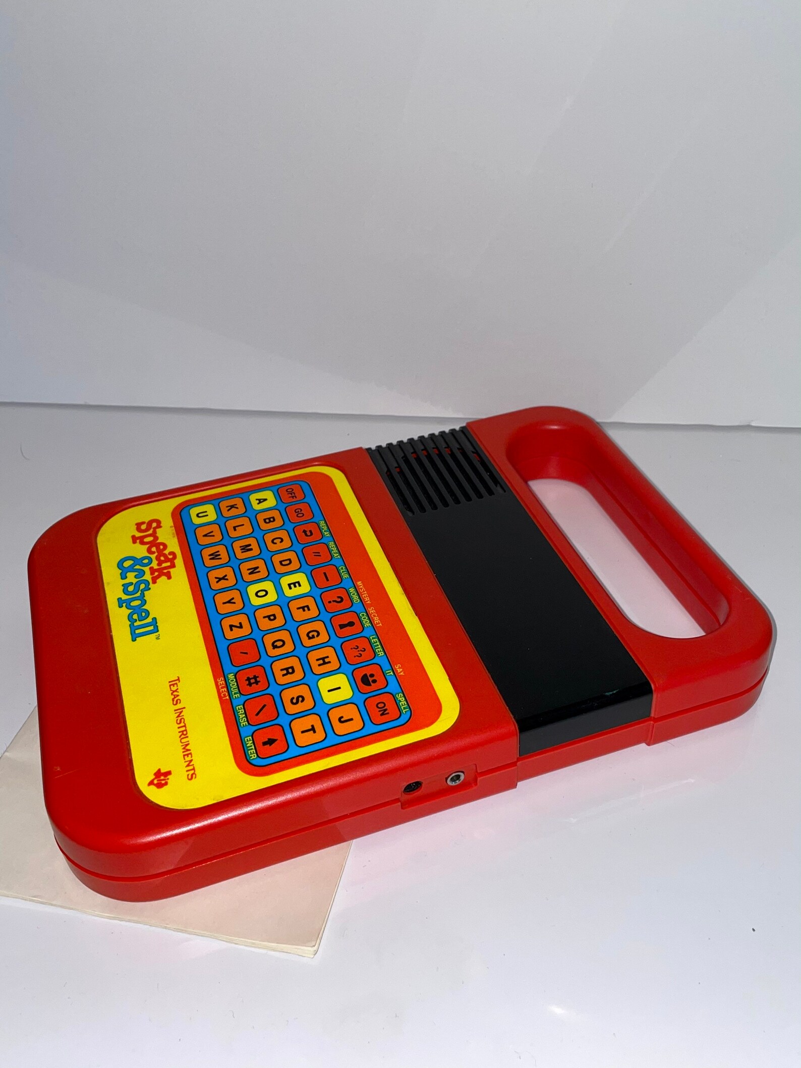 Vintage 1988 Texas Instruments Speak & Spell Electronic Learning Toy ...
