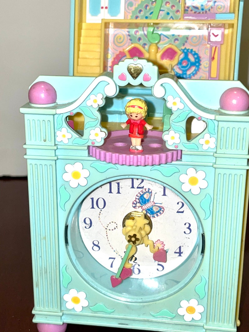 1991 Mattel Bluebird Toys Polly Pocket Clock. Works and Extremely Rare ...