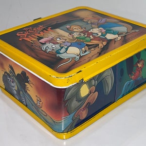1982 the Secret of Nimh Metal Lunch Box Lunchbox in Excellent Minty ...