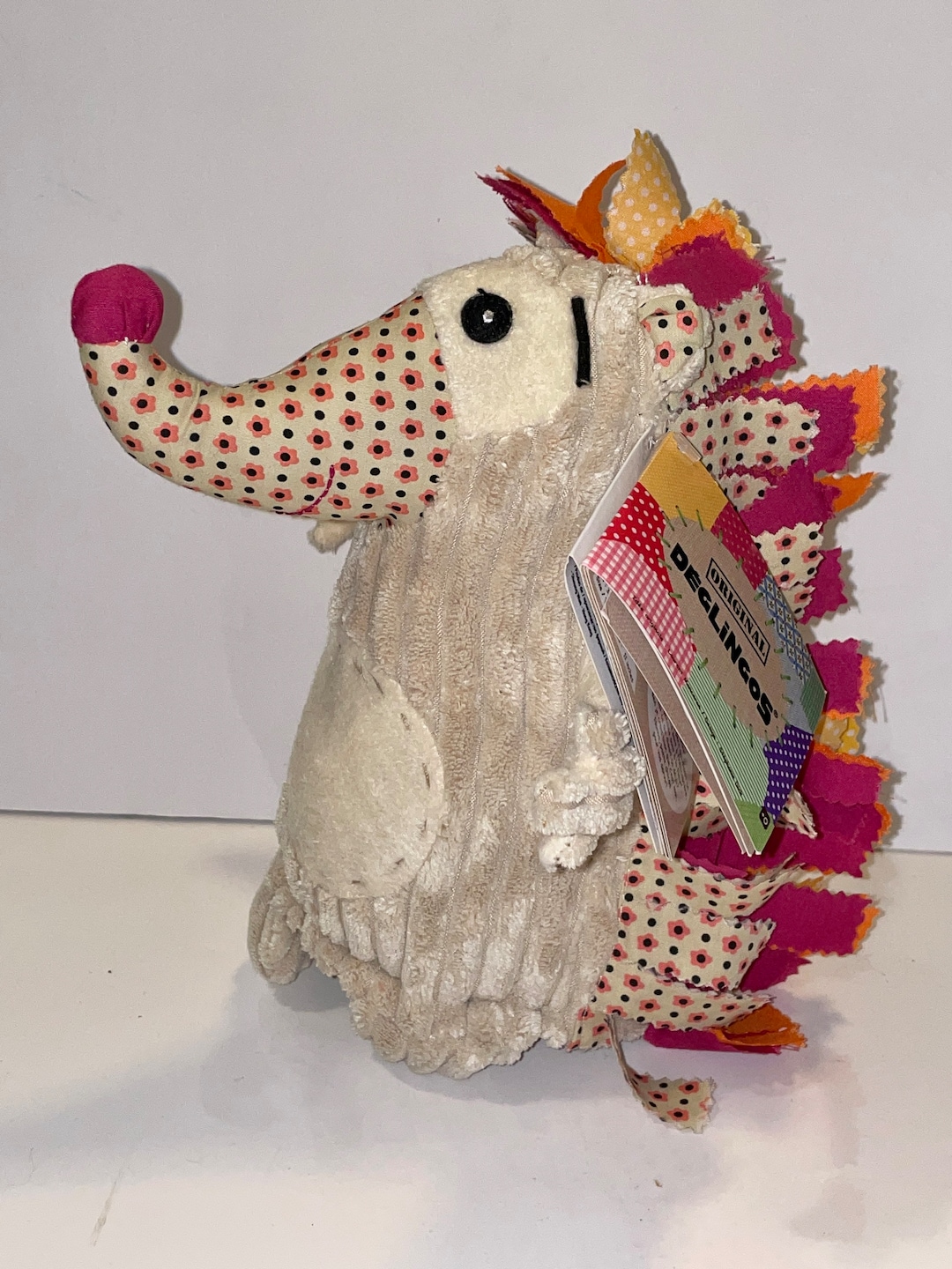 1997 Original Delingos Pikos the Hedge Hog Plush Toy With Tags - Etsy