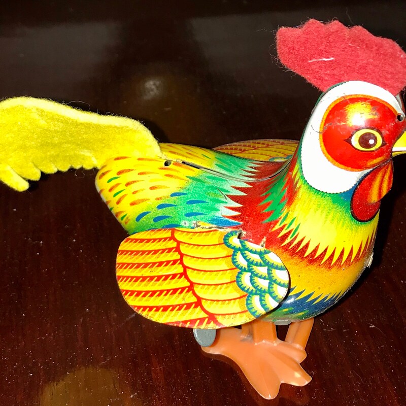 Wind up Tin Bird - Etsy